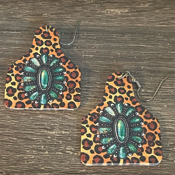 Jewelry | Cheetah Earrings With A Western Flare | Poshmark